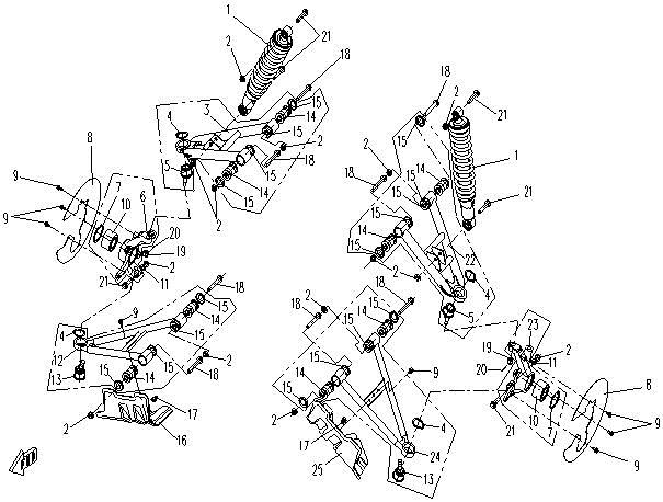 ATV – CF500 – 2012 – BOTTOM BALL PIN – cfmoto